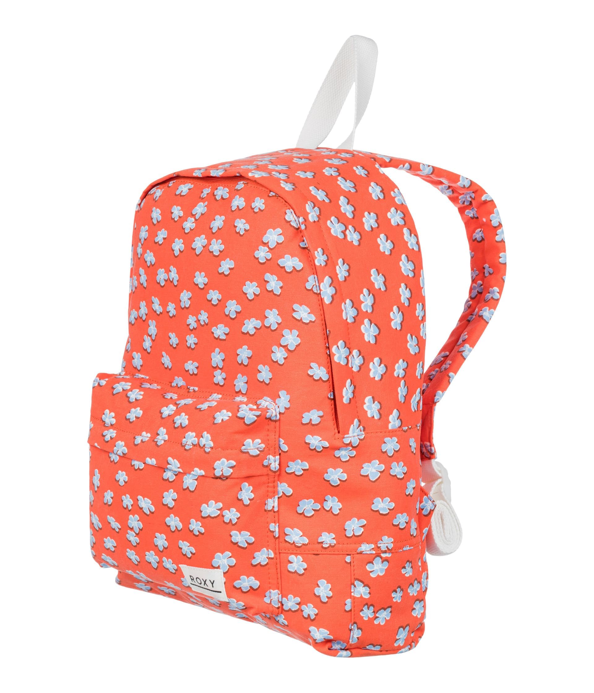 Roxy Women's Sugar Baby Canvas Backpack, Tiger Lily Flower Rain, One Size