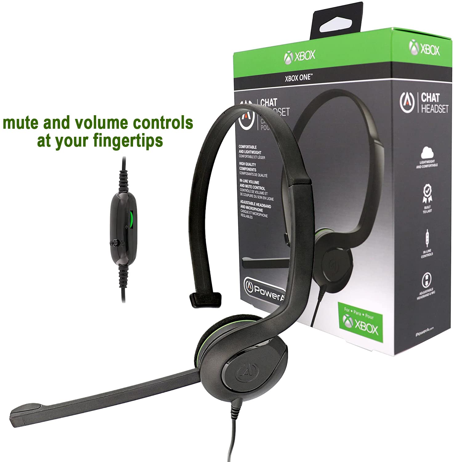 THRUSTMASTER T-Flight Hotas One Flight Simulator Controls for XBOX, Bundle with Microsoft Flight Simulator, PowerA Chat Headset, USB Extension cable & PremGear Cloth