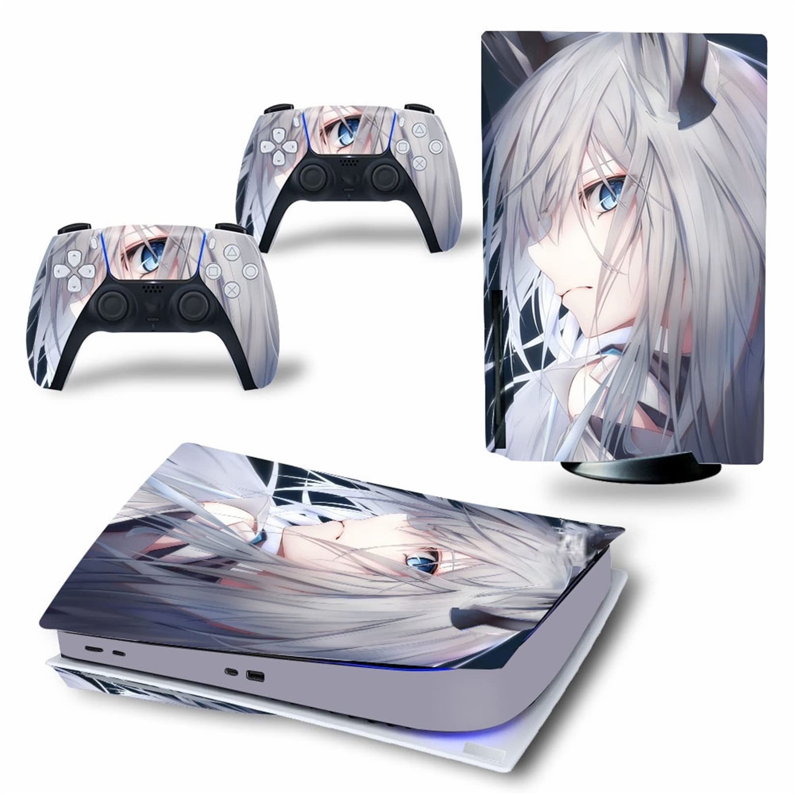 Top factory BUCEN for PS5 Skin Disc Edition & Digital Edition Console and Controller Vinyl Cover Skins Wraps Scratch Resistant, Compatible with for PS5 160439 Anti Scratch (Size : Digital Edition)