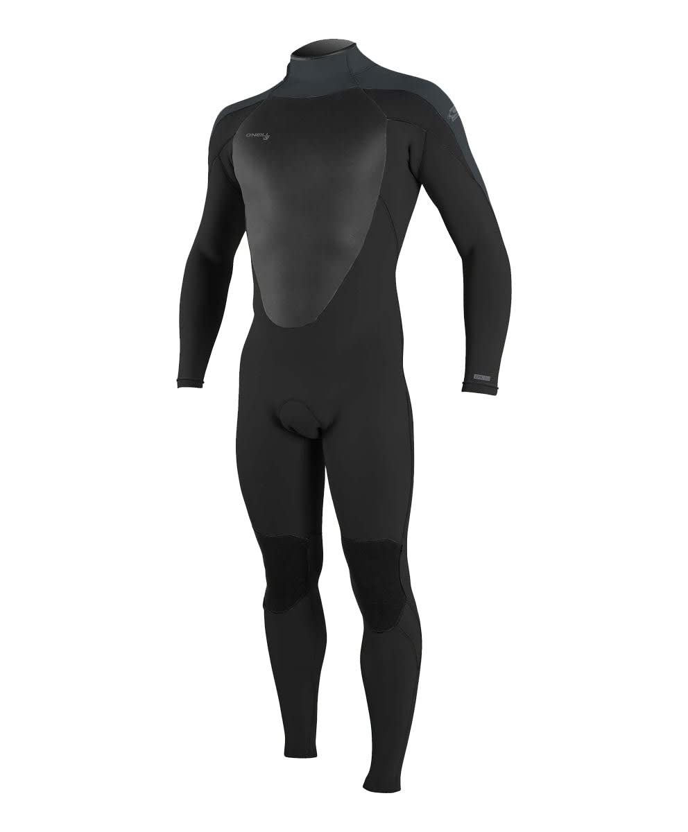 O Neill Epic 3/2mm Mens Fullsuit GR2-Black-Gunmetal-Black XXL