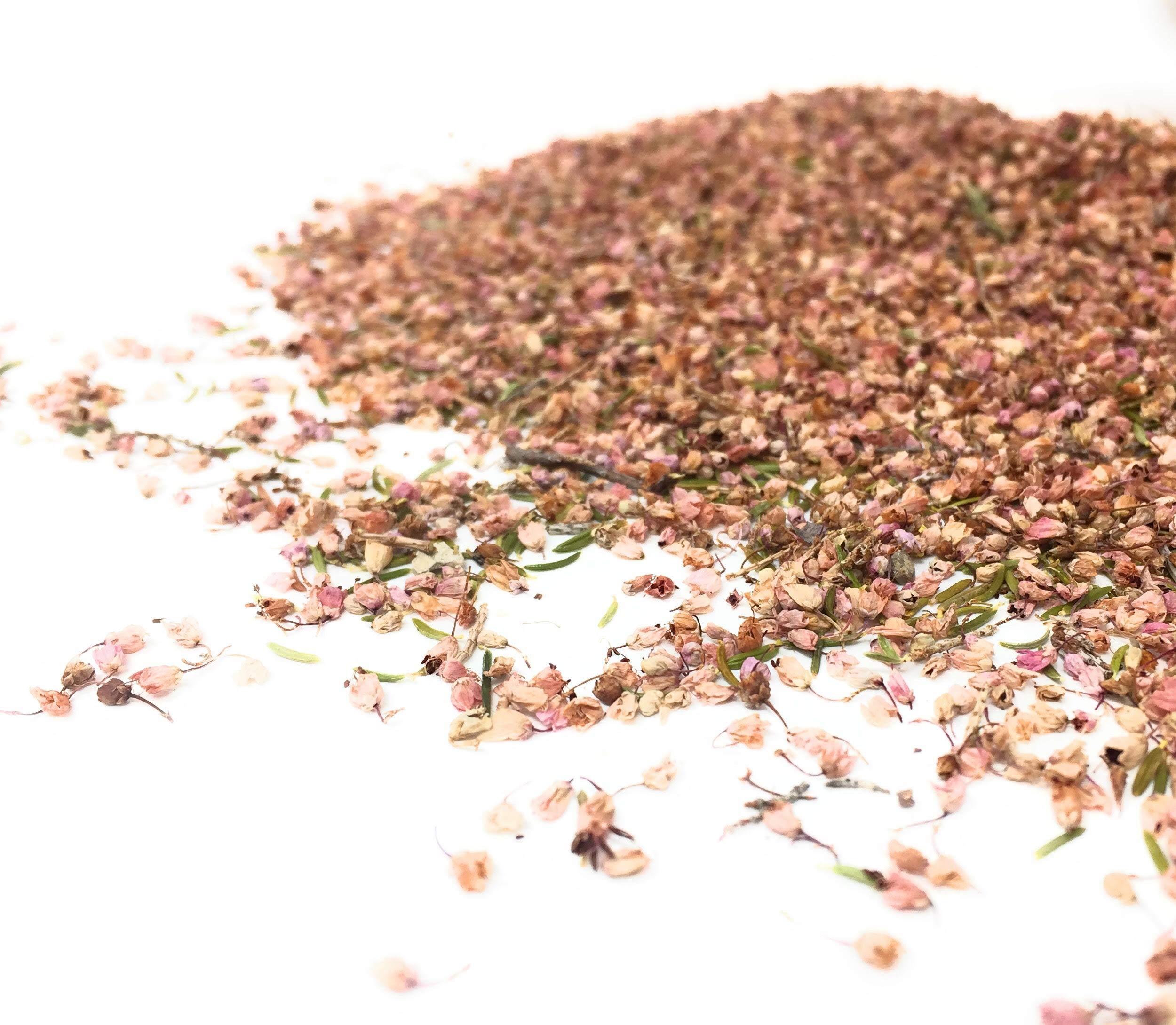 Pink Heather Erica For Tea & Sprinkles - Edible Flowers - Net Weight: 0.71oz / 20g