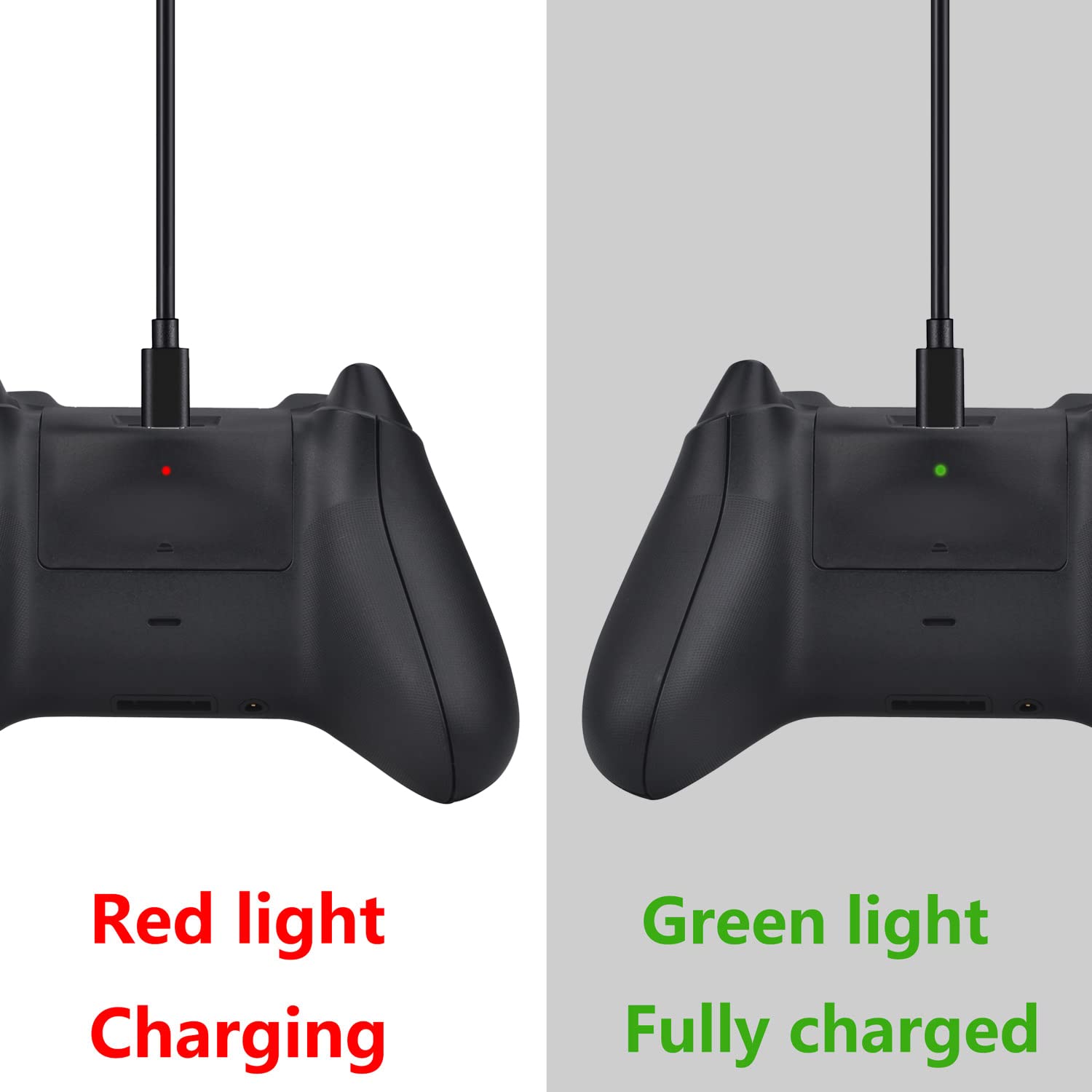 Xbox One Controller Battery Pack, 2 Pack 1400mAh Rechargeable Battery for Xbox One/One S/One X with LED Indicator (Not for Xbox Series X/Xbox Series S)