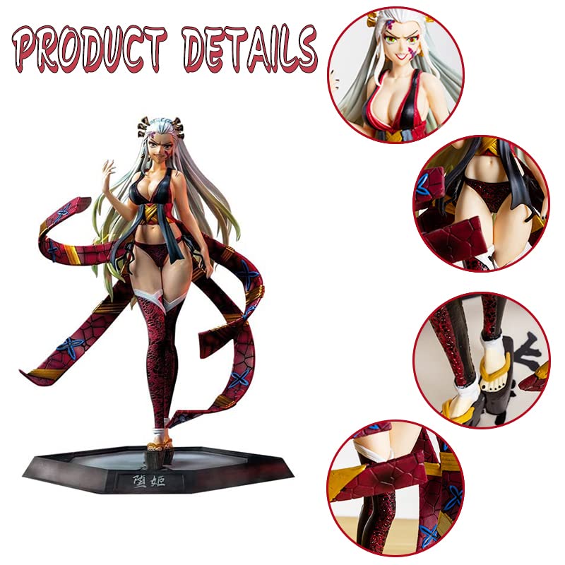 Uzui Tengen Daki Figure Anime Statue Model Color Desktop Decoration Gift Anime Fan Collection(28CM/11IN)