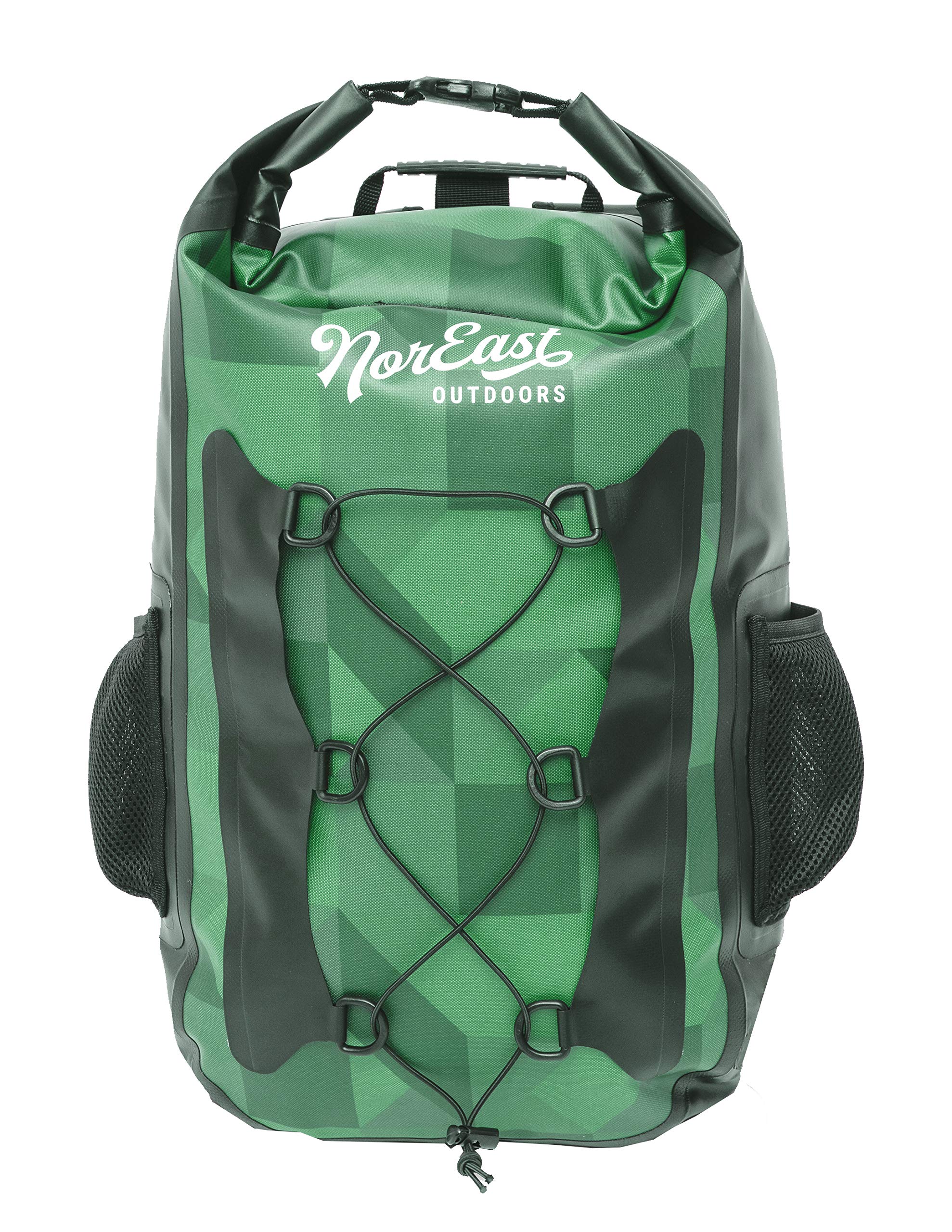 NorEast Outdoors Shelter 45 Liter Waterproof Backpack β Waterproof Roll-Top Dry Bag (Forest/Black)