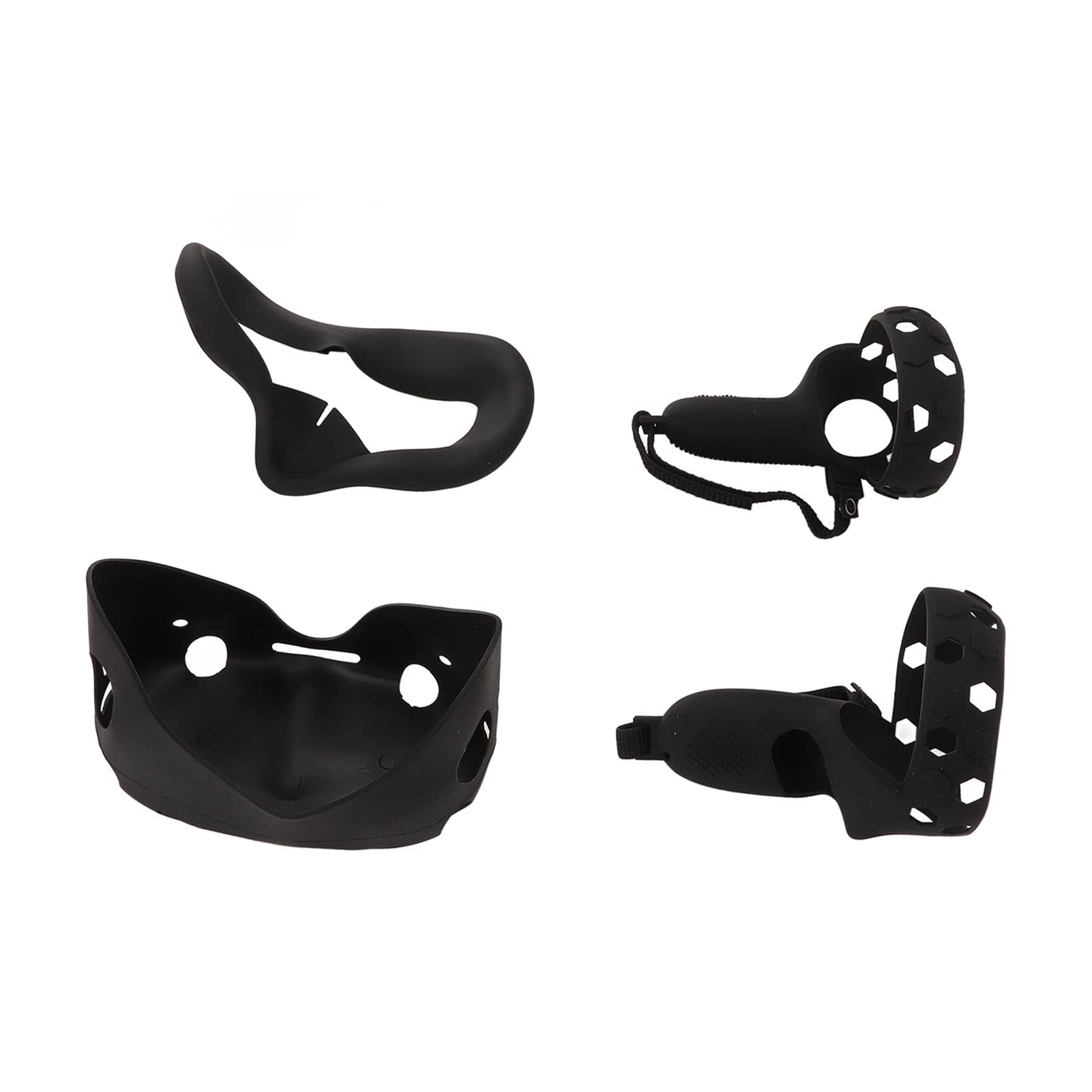 VR Shell Cover Set, Precise Hole Placement Face Cover VR Accessories Silicone for VR