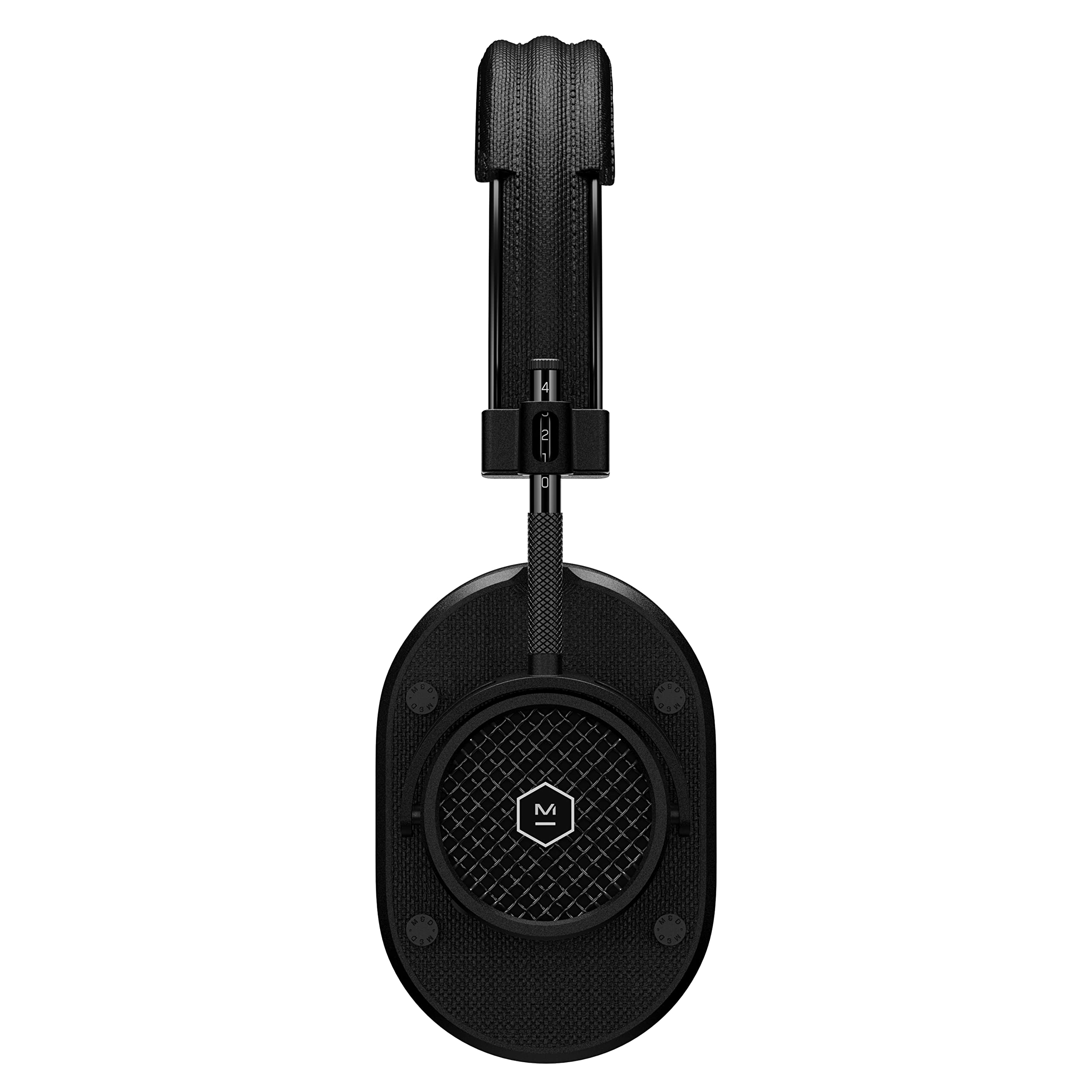 MASTER & DYNAMIC MH40 Over-Ear Wireless Headphones Gen II, Silver Metal/Gray Coated Canvas/Gray Leather