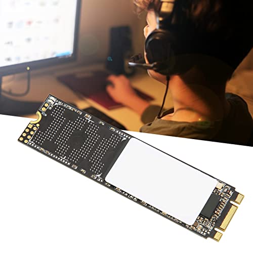 Zyyini M.2 NGFF SSD, 128G Cache Professional PCB SSD, Read Speed Up to 465M/S, m.2 NGFF Interface Internal Solid State Drive for Laptop Desktop Computer