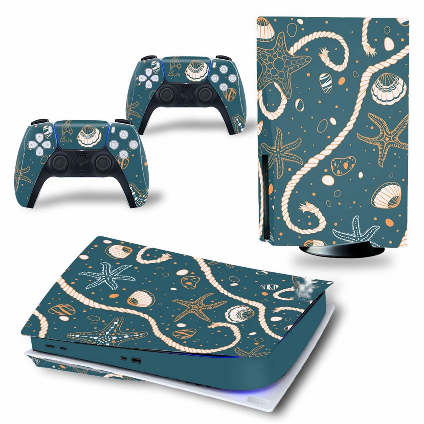 Top factory BUCEN for PS5 Skin Disc Edition & Digital Edition Console and Controller Vinyl Cover Skins Wraps Scratch Resistant, Compatible with for PS5 352993 Anti Scratch (Size : Digital Edition)