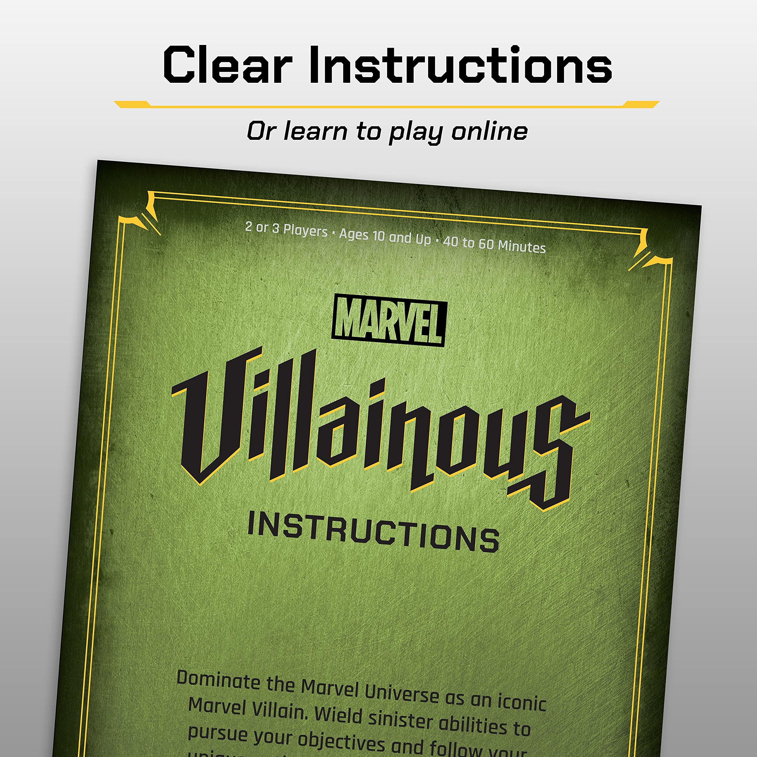Ravensburger Marvel Villainous: Mischief & Malice Strategy Board Game | For Ages 12 & Up | Engaging Activity for Marvel Fans | High Replay Value | Fun for Teens and Adults
