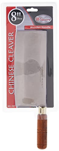 Winco Blade Chinese Cleaver w/ wooden handle – blade 8”x3 ½” overall length 12 ½”