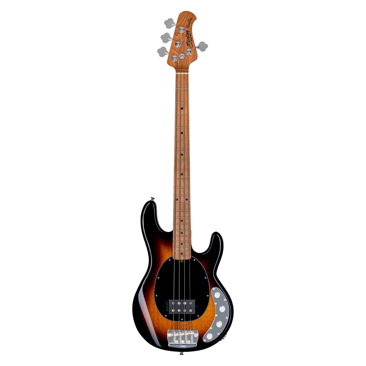 Sterling by Music Man 4 String Bass Guitar, Right, Vintage Sunburst (RAY34-VSB-M2)