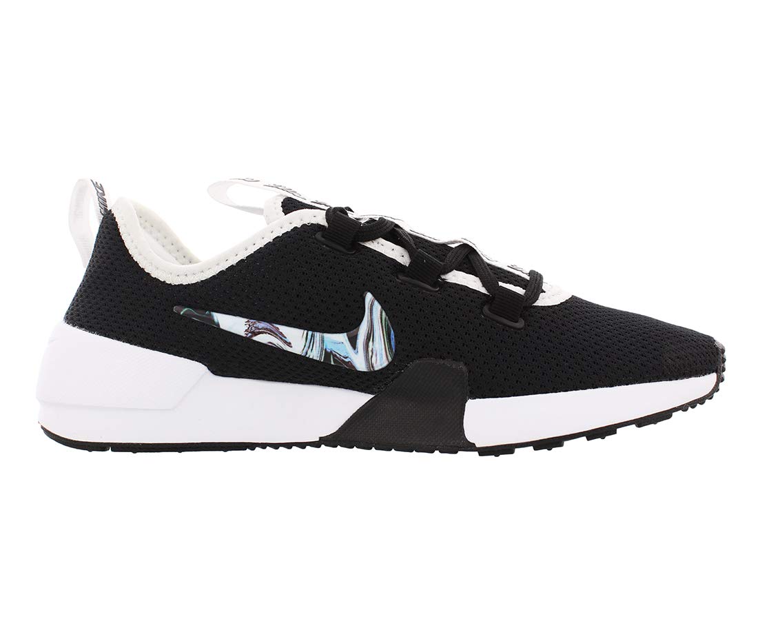 Nike Ashin Modern Print Women's Running, Size 6, Black/White/Blue, Size 6.0