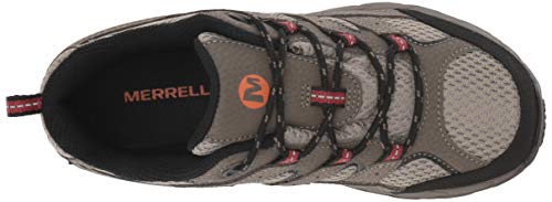 Merrell Moab 2 Low LACE Hiking Sneaker, BARK Brown, 5.5 Wide US Unisex Big_Kid