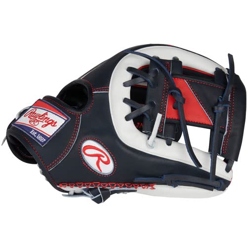 Rawlings Heart of The Hide Color Sync 11.5" Infield Glove Right Hand Throw, Black/Red/White