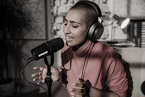 Shure MV7 USB/XLR Dynamic Microphone + AONIC 50 Wired/Wireless Noise Cancelling Headphones for Podcasting, Recording, Streaming & Gaming, Professional Quality Sound & Durability - Black/Black