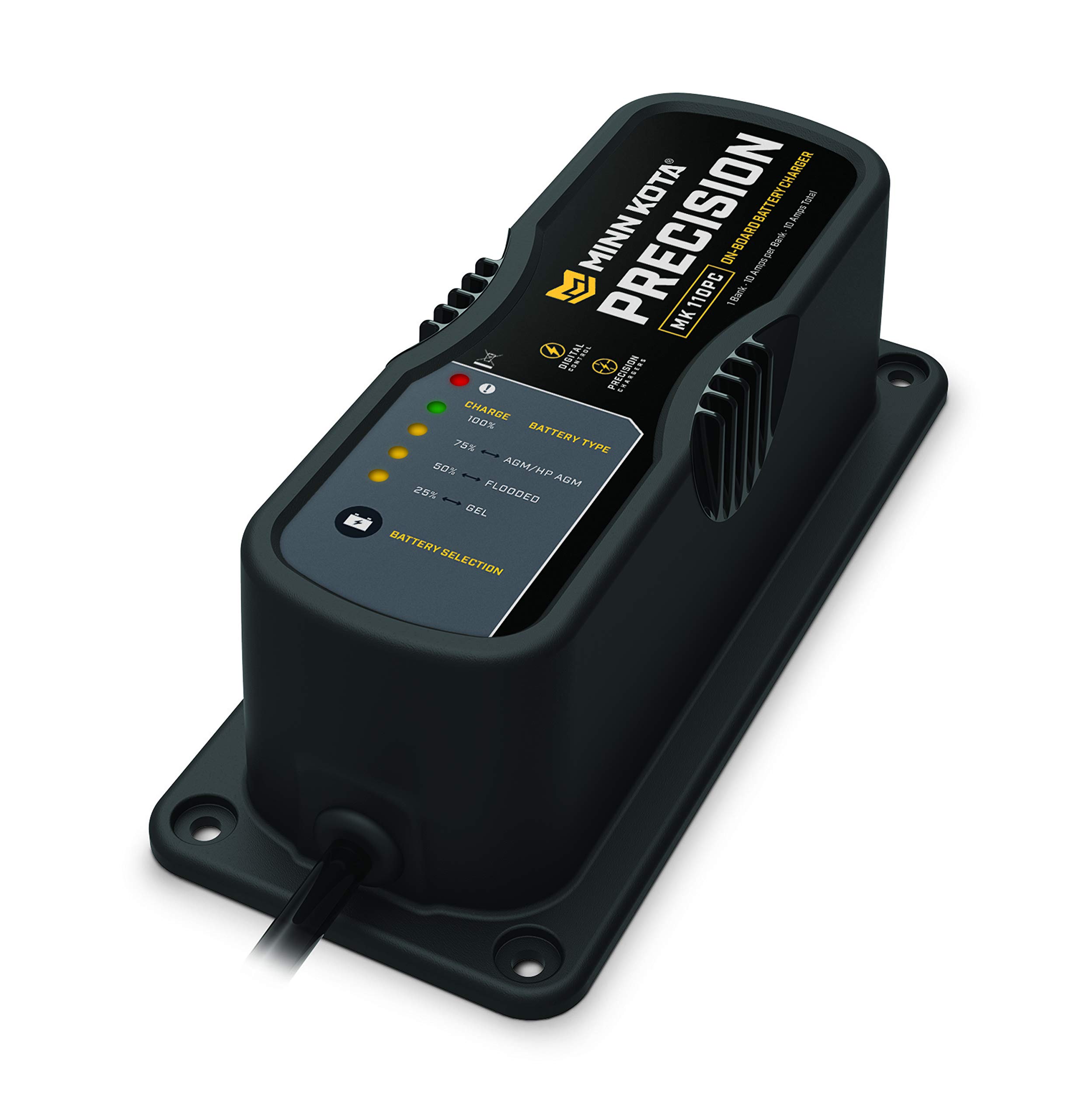 Minn Kota 1834600 Precision On-Board Charger, MK 460pc (4 Bank x 15 Amps)