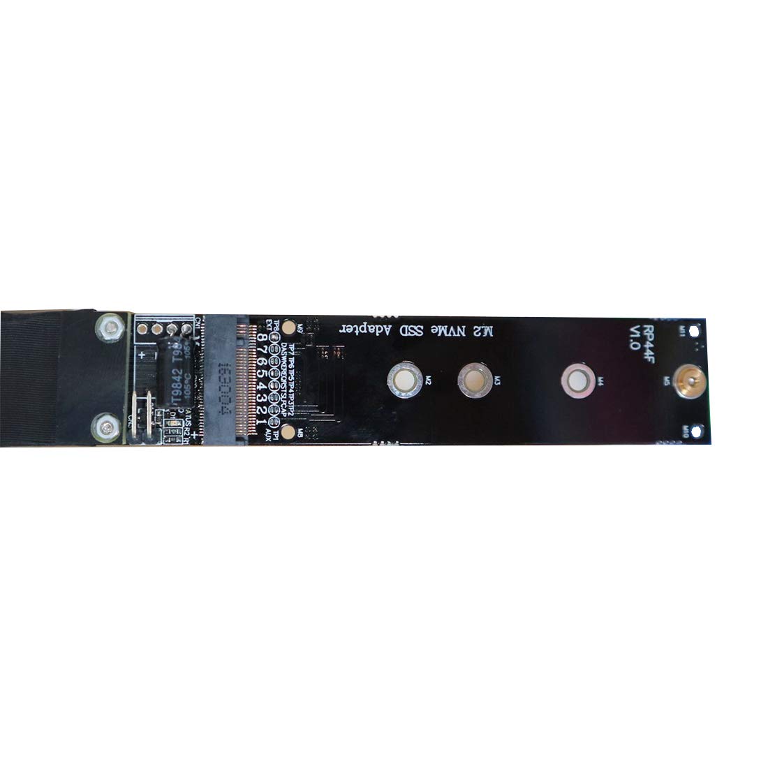 XT-XINTE Extension Cable R44S/R24SF M.2 for NVMe SSD Solid State Drive Riser Card M2 to PCI Express 3.0 X4 PCIE Full Speed 32G/BPS (R24SF 10CM)