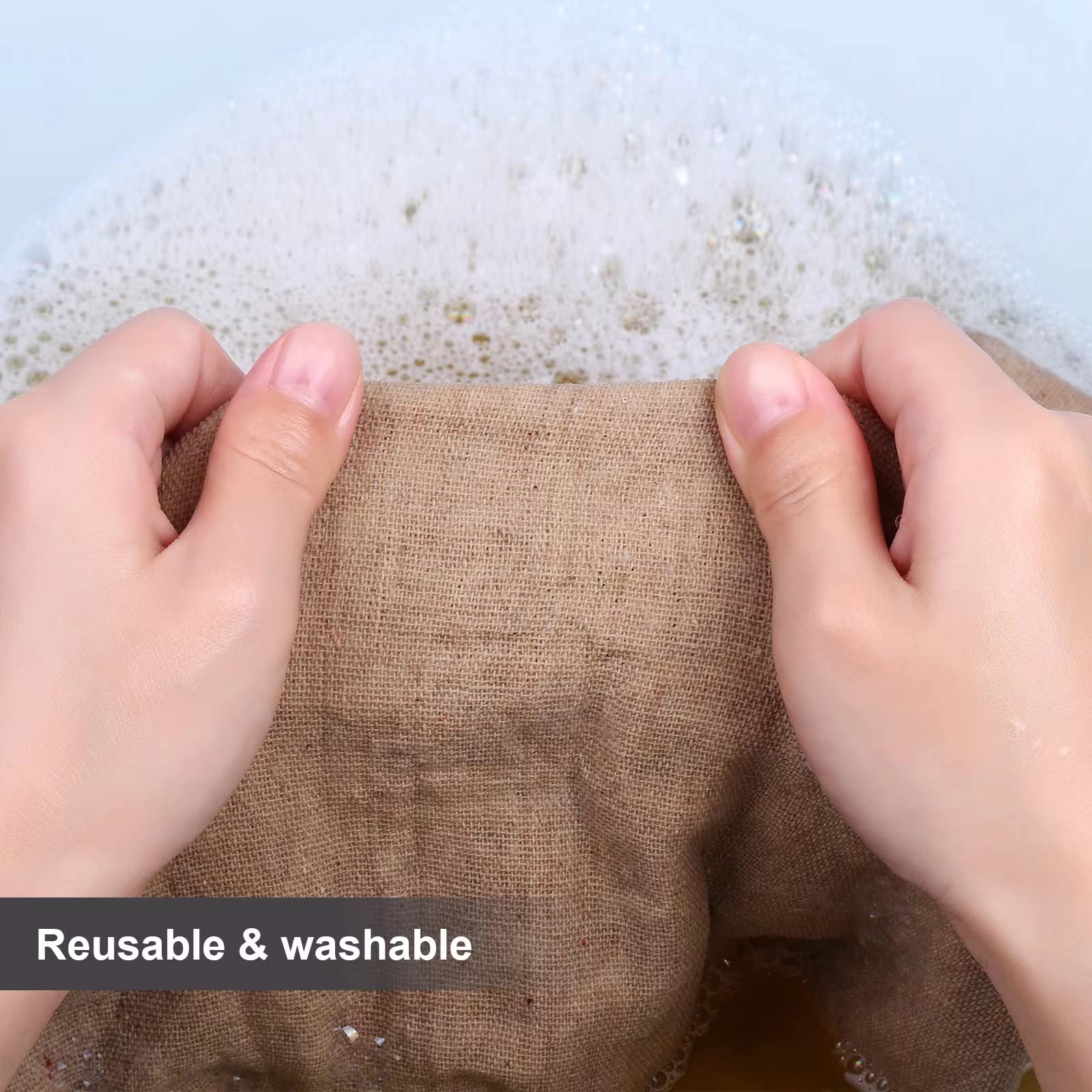 Muslin Fabric 5 Yard Muslin Cloth 63 Inches Wide Textile Unbleached Natural Cotton Fabric Soft and Smooth Embroidery Fabric Reusable and Washable Linen Fabric for Sewing Embroidery Decor DIY Projects