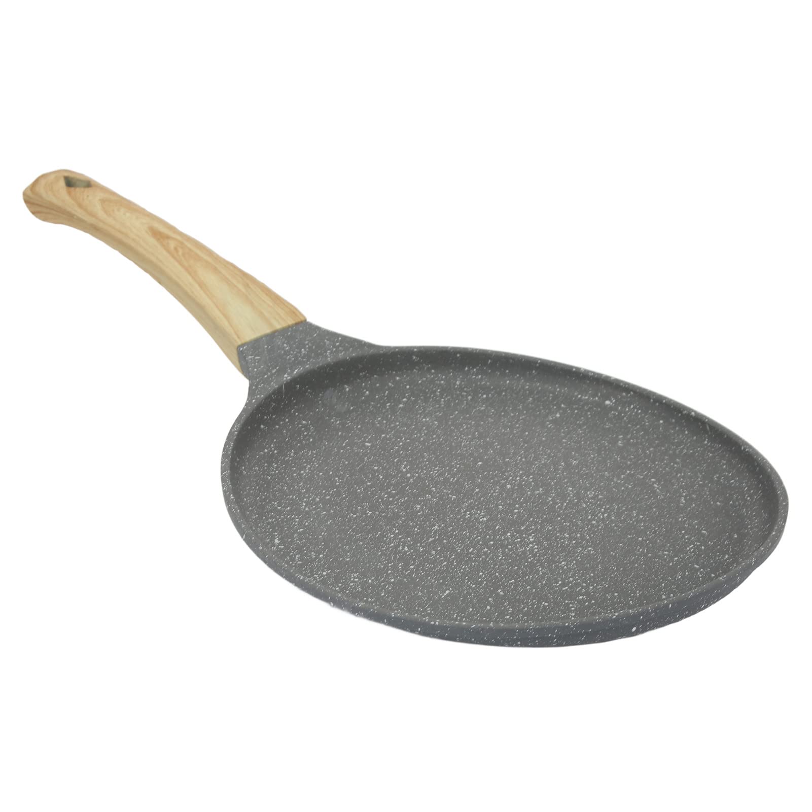 Nonstick Pan, Frying Pan Flat Bottom Even Heating Stick Free Cooking Kitchen Ware with Handle for Food, Non-Stick Pancake Griddle Compatible with Induction Cooktop(20cm)