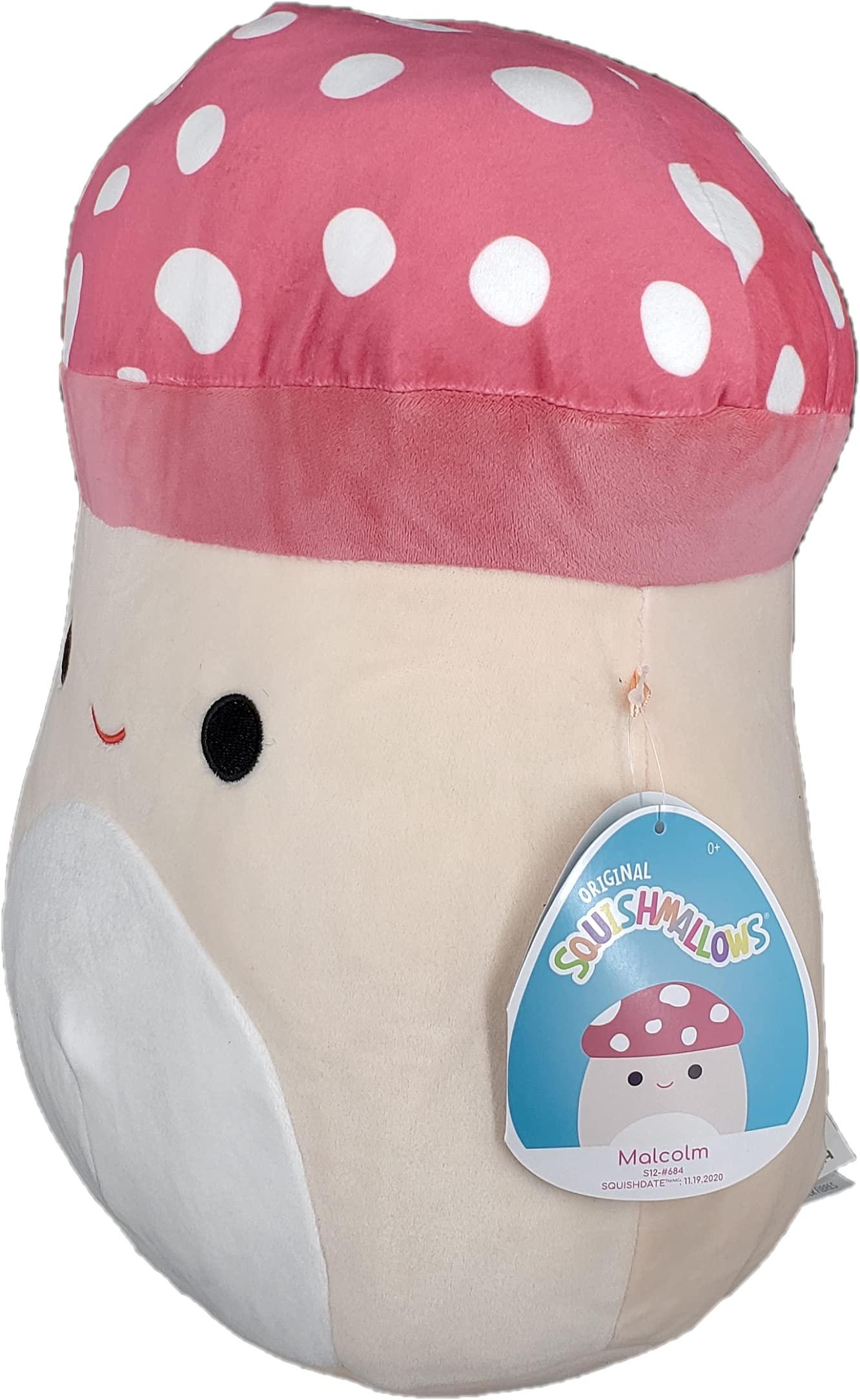 Squishmallow Official Kellytoy Plush 8 Inch Squishy Stuffed Toy Animal (Malcolm The Mushroom)
