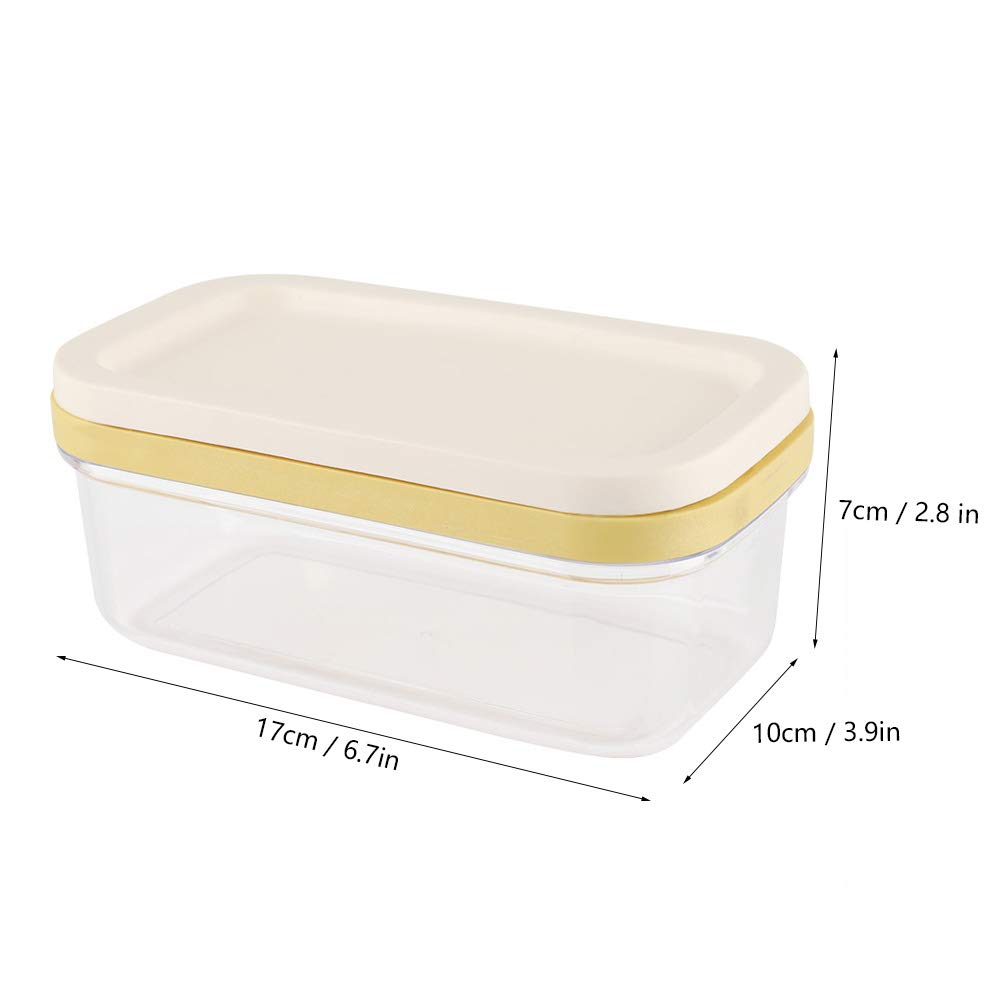 Sealed Rectangular Storage Box No Glitches Butter Box Cheese Container Keeper With Cutting Net Food Storage Box for Kitchen Baking Tools