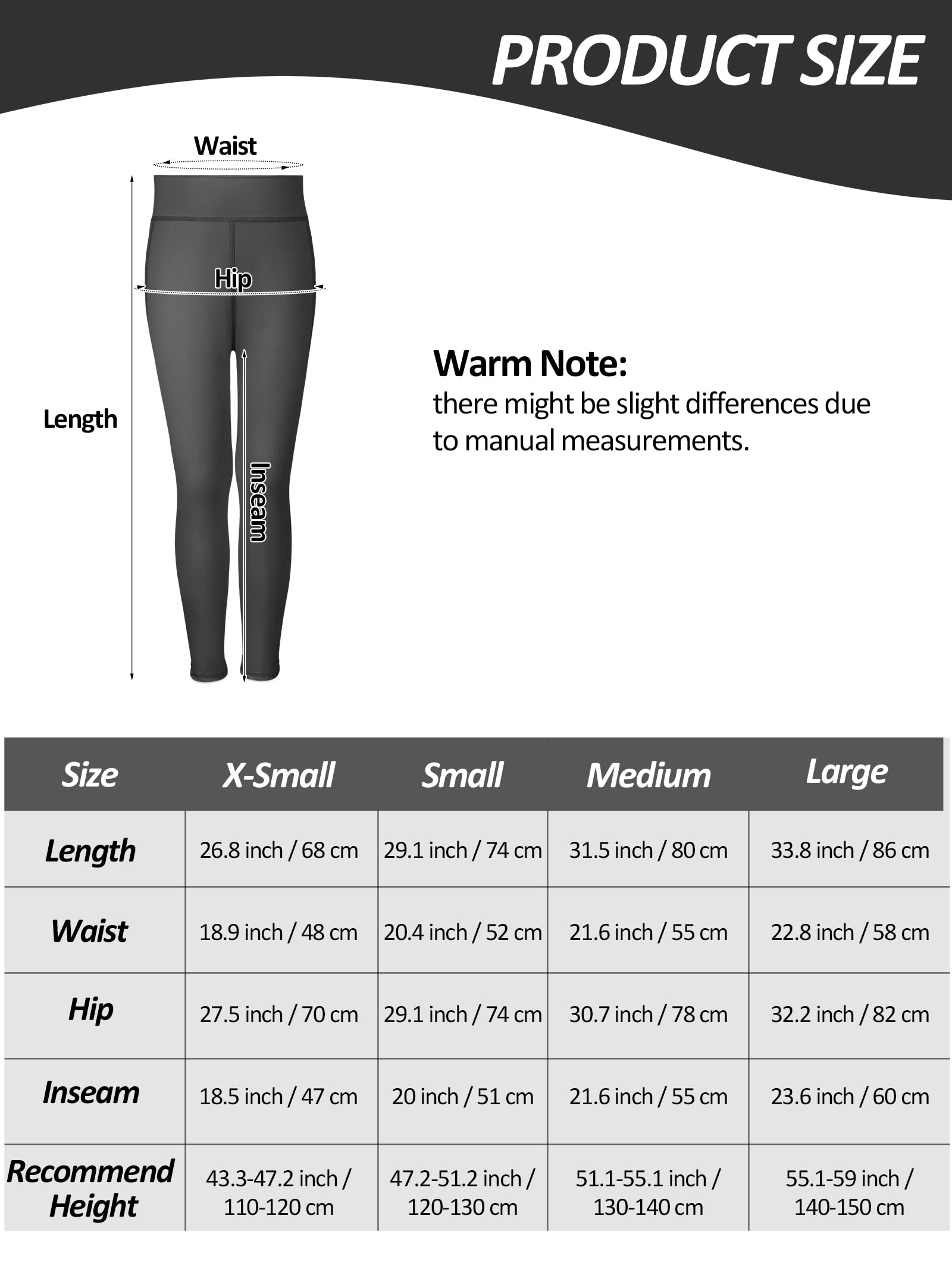 TODDOR 3 Pack Girls Printed Fleece Lined Leggings Thick Thermal Tights Warm Ankle Length Pants Winter Clothes for Kids