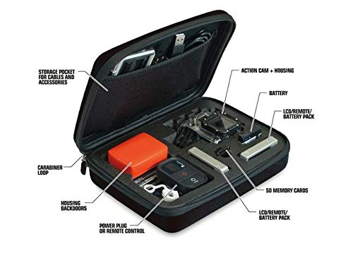 SSE GoPro HERO9 (Hero 9) Black with Deluxe Bundle - Includes: SanDisk Extreme PRO 64GB miniSDXC, Premium Hard Case for GoPro, Underwater Housing for HERO9, Floating “Bobber” Handle & Much More
