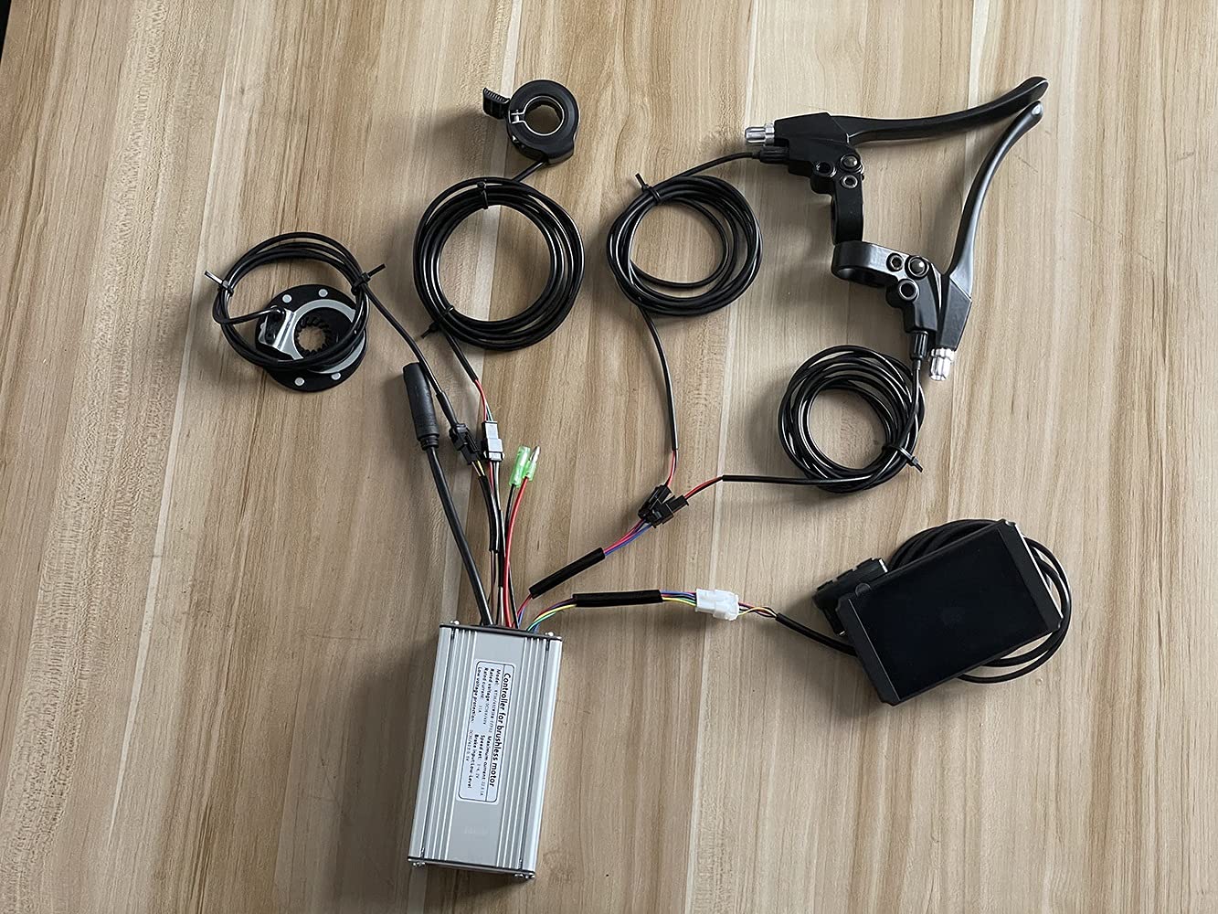 SCHUCK KT Control System, Electric Bicycle Conversion kit, with KT22A Controller and KT LCD8H Color Display, Suitable for 36V48V 500W Bicycle Conversion kit