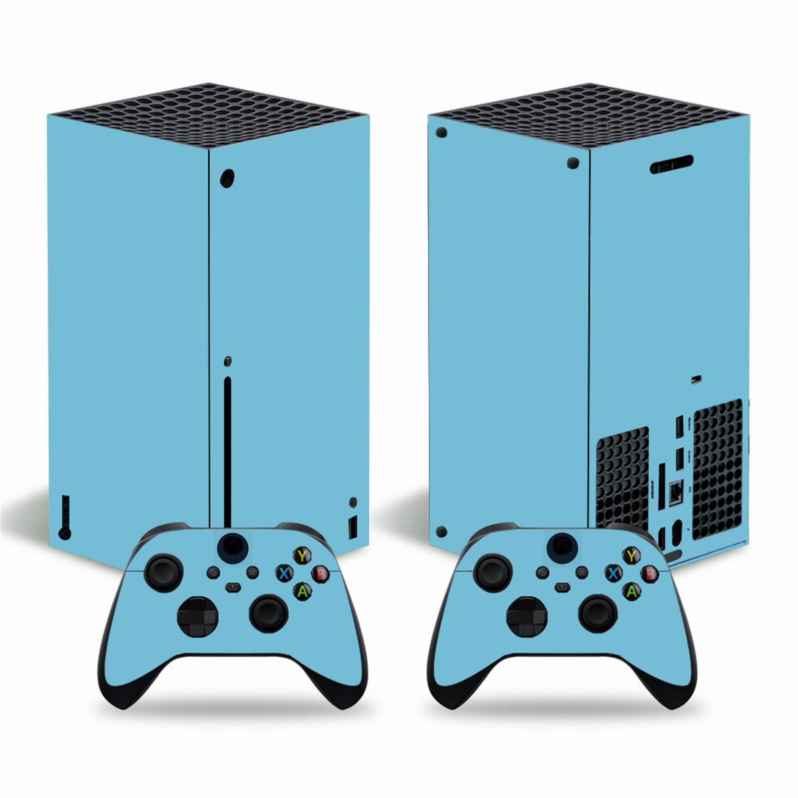 Top factory Skin Decal Protective Vinyl Skin Decal Cover for Series X Console Skins Wrap Sticker with Two Free Wireless Controller Decals 47108 Decal