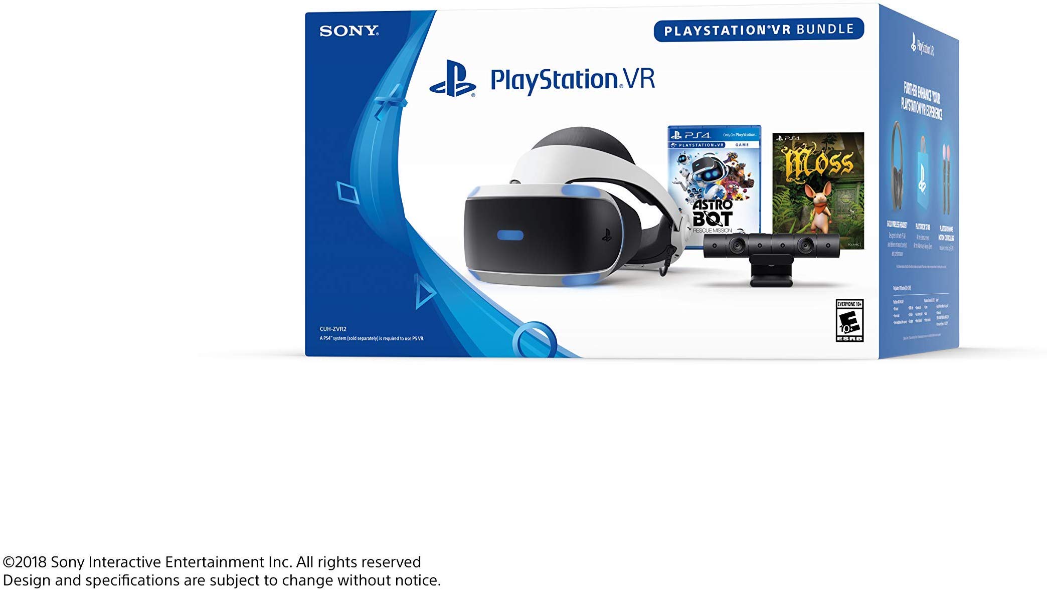 PlayStation VR - ASTRO BOT Rescue Mission + Moss Super Bundle: PlayStation VR headset, PlayStation Camera, Demo Disc 2.0, ASTRO BOT Rescue Mission + Moss