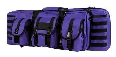 NC Star CVDC2946PR-36 NcStar, Double Carbine Case, Sizenameinternal, Black with Purple Tan, 36
