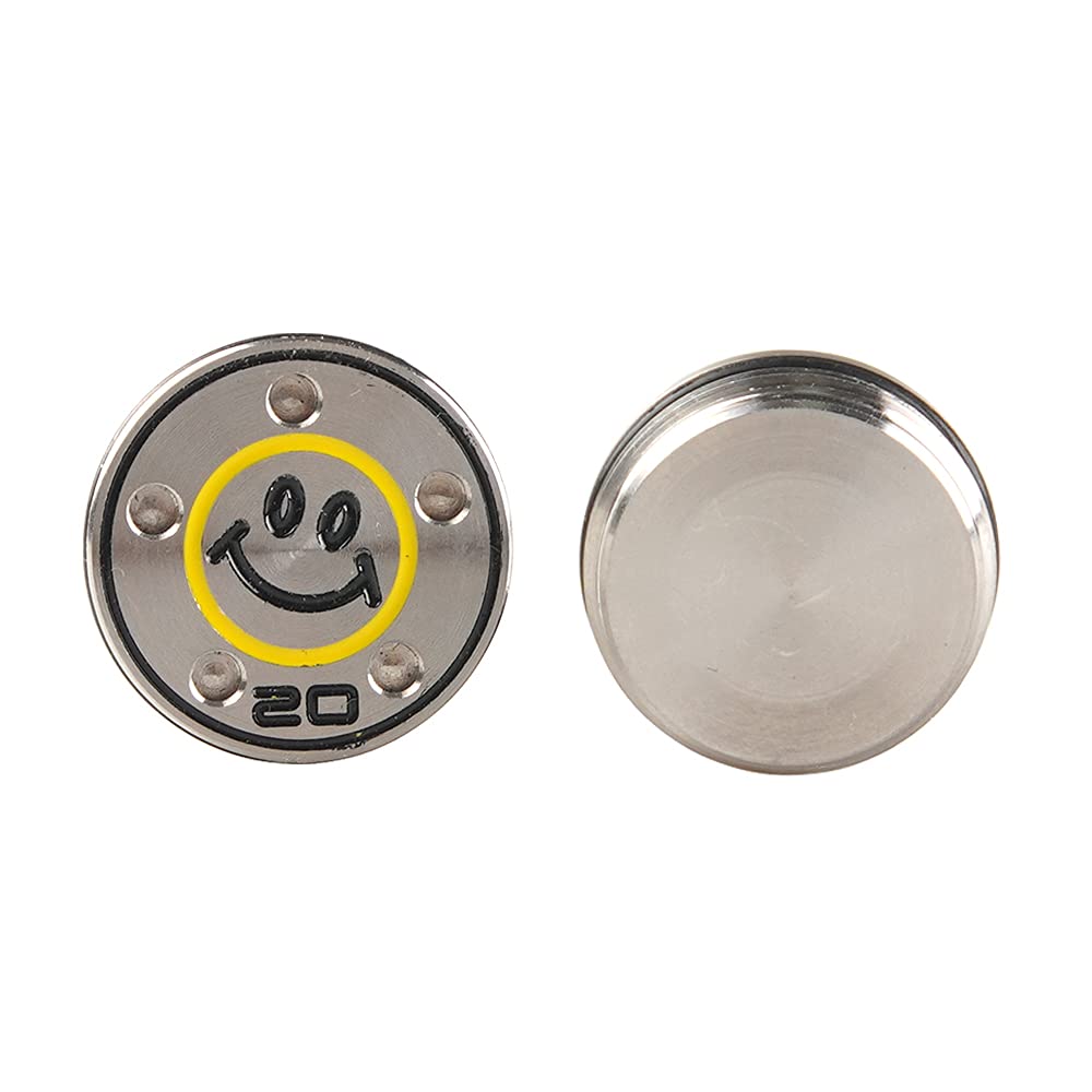 PLUSKER 2PCS Golf Custom Putter Weights with Smiley Face Pattern 20g Available for Select Newport Studio Design California GoLo Futura X Series Clubs Head