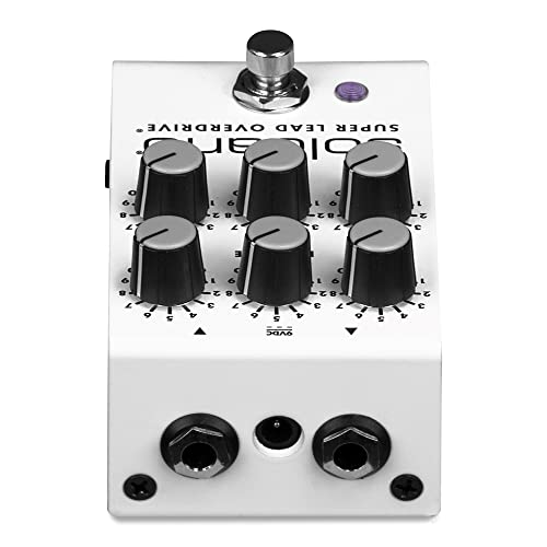 Soldano SLO Pedal Super Lead Overdrive Guitar Pedal w/Pitbull Audio Microfiber Cloth & Patch Cables