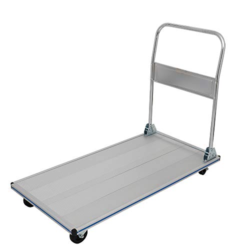 XYYSSM,Push Cart Moving Platform Hand Truck, Foldable for Easy Storage and 360 Degree Swivel Wheels with 700lb Weight Capacity