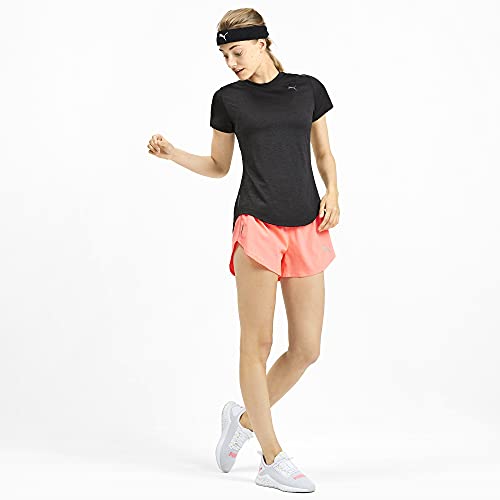 PUMA Women's Ignite Tee, Black Heather, XS