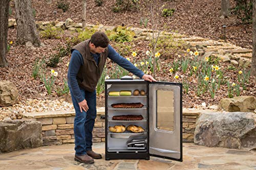 Masterbuilt MB20071619 Mes 140s Digital Electric Smoker, 40” Black + Window