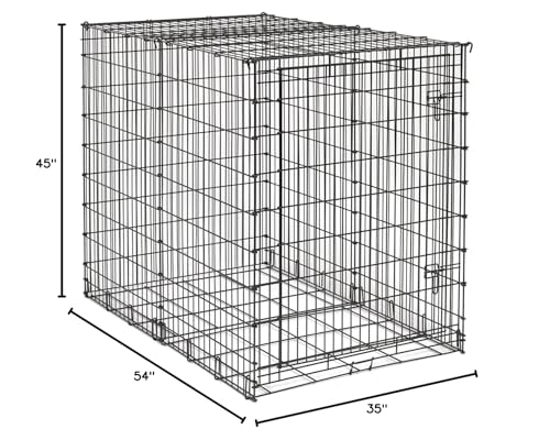 MidWest Homes for Pets 54-By-35-By-45-Inch Single-Door Starter Series Pet Crate
