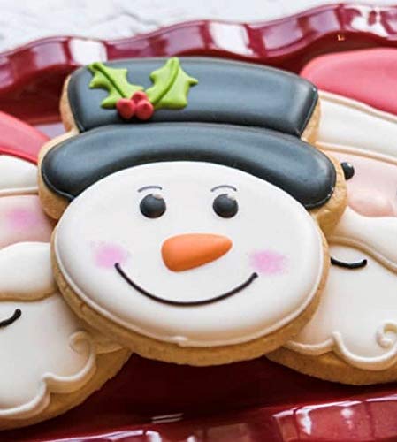 Snowman Head/Face Cookie Cutter, 4" Made in USA by Ann Clark