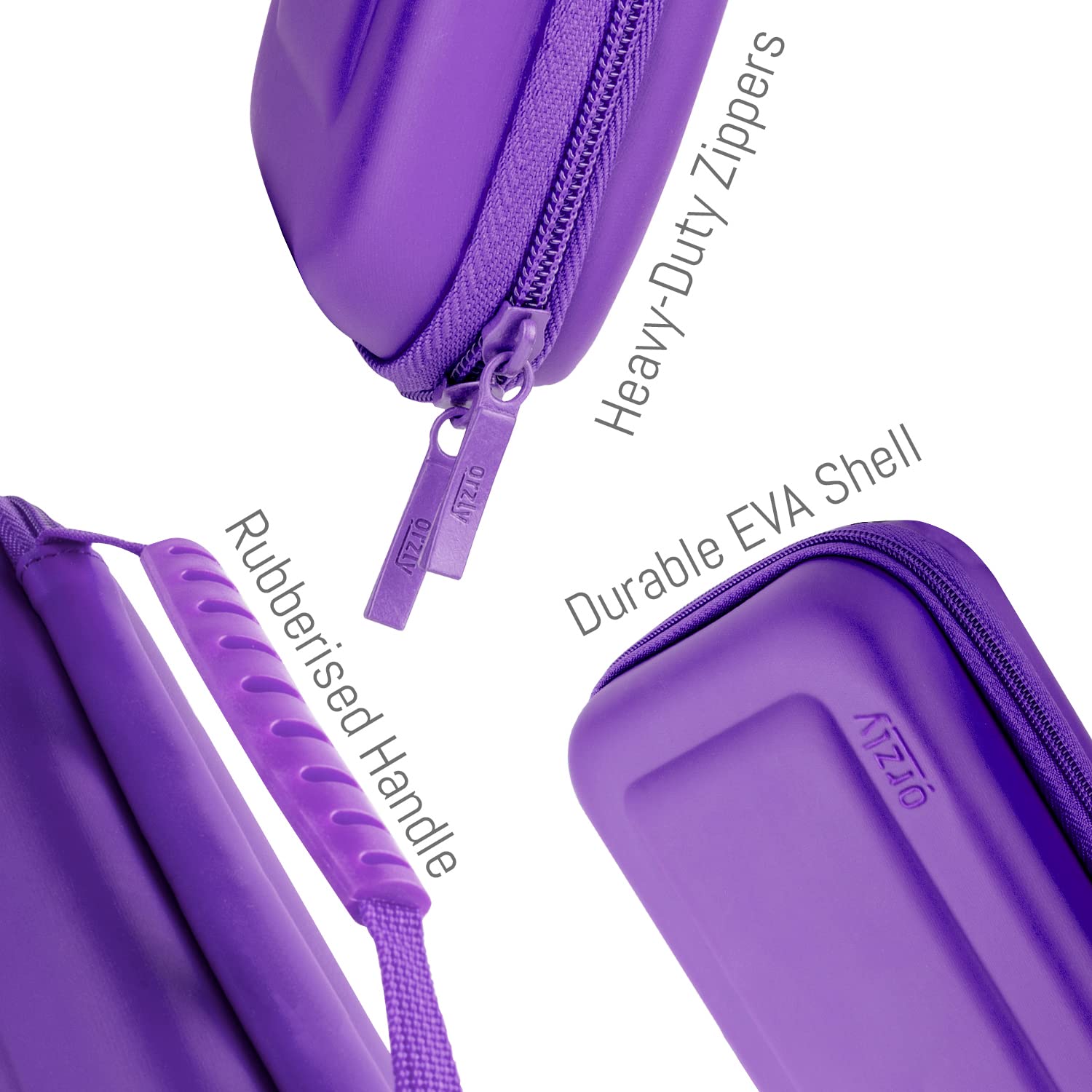 Orzly Carry Case Compatible with Nintendo Switch and New Switch OLED Console -Protective Hard Portable Travel Carry Case Shell Pouch with Pockets for Accessories and Games