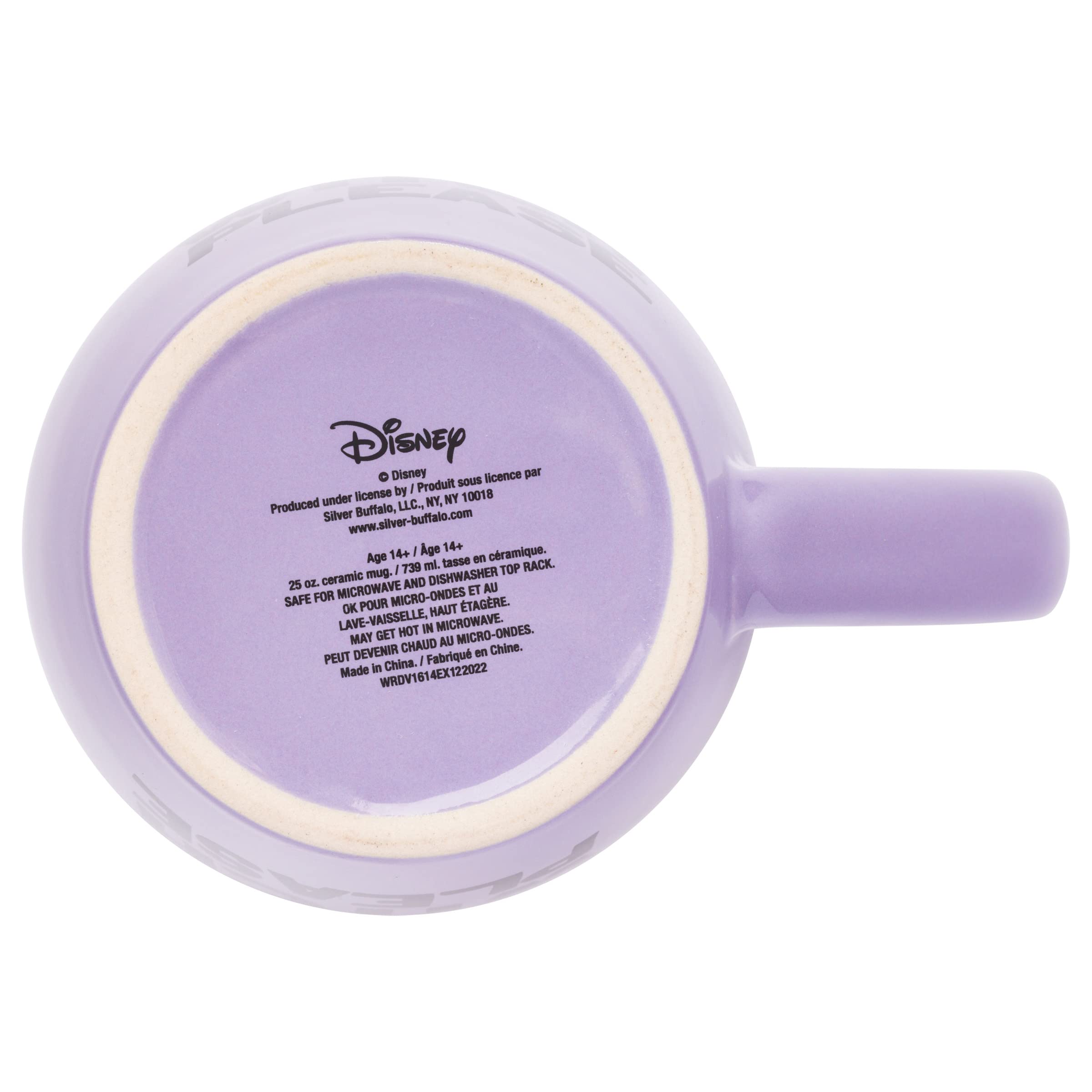 Silver Buffalo Disney Villains Ursula Sea Witch Please Jumbo Curved Ceramic Mug, 25 Ounces