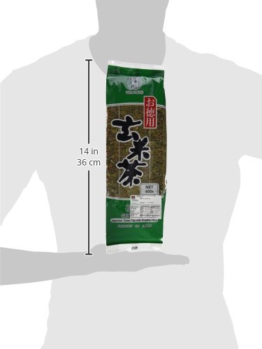Ujinotsuyu Tokuyo Green Tea Roasted Rice GenmaiCha,14.1oz