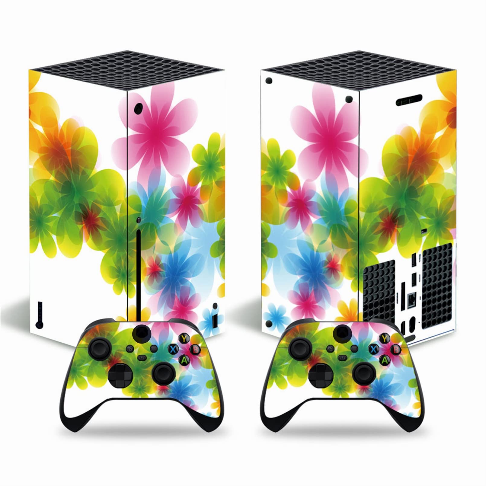 Top factory Skin Decal Protective Vinyl Skin Decal Cover for Series X Console Skins Wrap Sticker with Two Free Wireless Controller Decals 75681 Decal