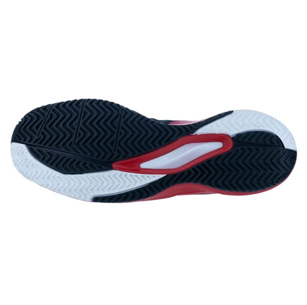 WILSON Rush Pro 3.0 Mens Tennis Shoes (us_Footwear_Size_System, Adult, Men, Numeric, Medium, Numeric_11) Black/Red/White