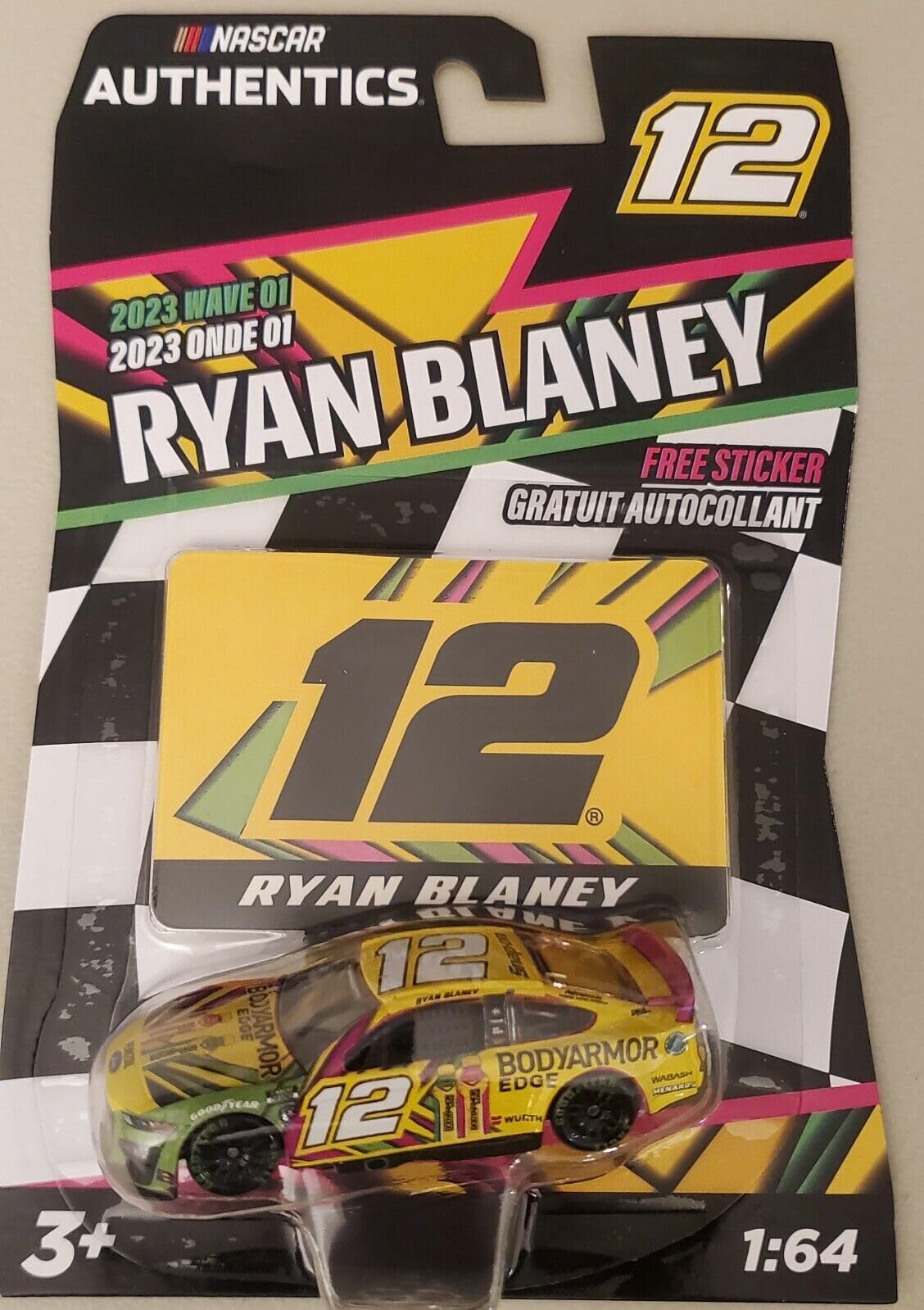 Matchbox Nascars Authentics Ryan Blaney 2023 Wave 1