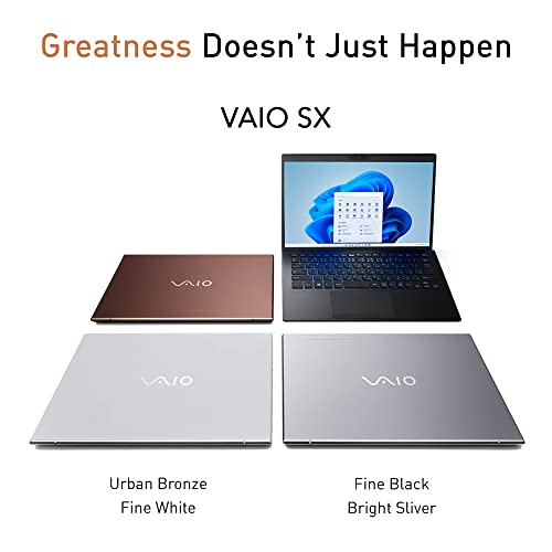 VAIO SX14 - Intel Core i7-1280P | 32GB Memory (RAM) | 2TB PCIe SSD | Windows 11 Pro | 14" FHD (1920 x 1080) Touchscreen | All Black | Made in Japan | VJS145X0111A