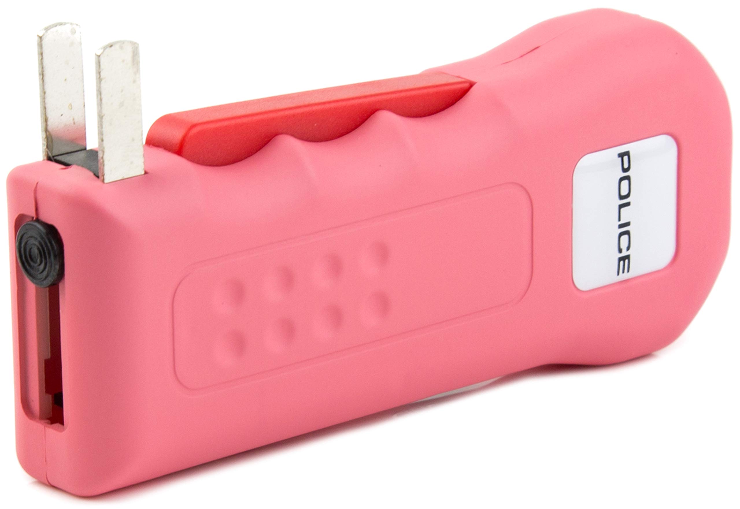 POLICE 512 Stun Gun with LED Flashlight Rechargeable, Pink