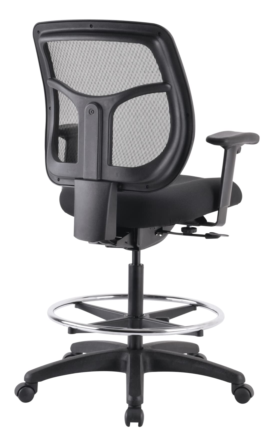 Raynor EuroTech Apollo Mesh Fabric Back Fabric Drafting Chair, Black (DFT9800)