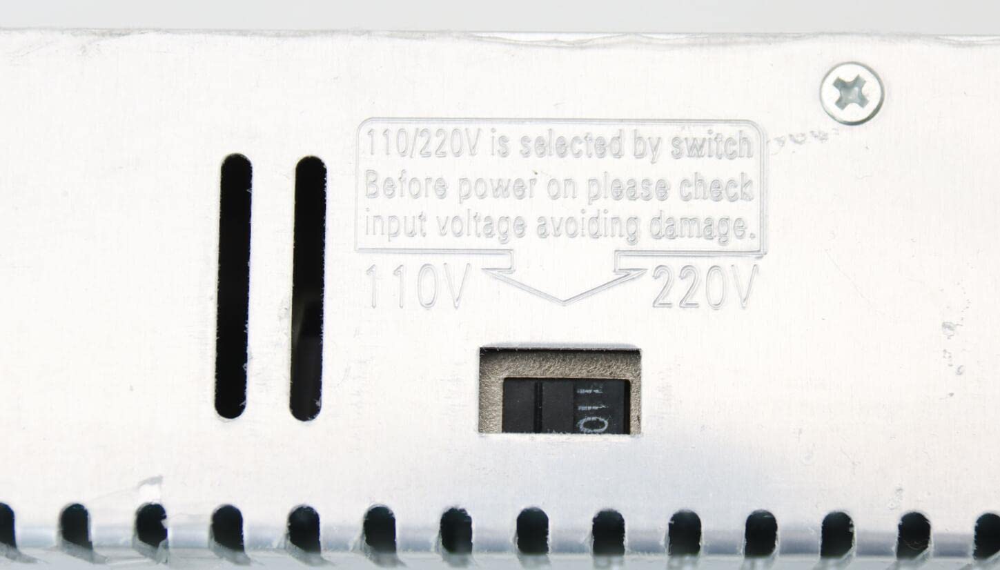 TOPA SPORT 110V/220V AC to 12V DC Converter,Power Supply Adapter Switching Transformer Power for PCP Air Compressor Paintball Fill Compressor 12V LED Strip Light