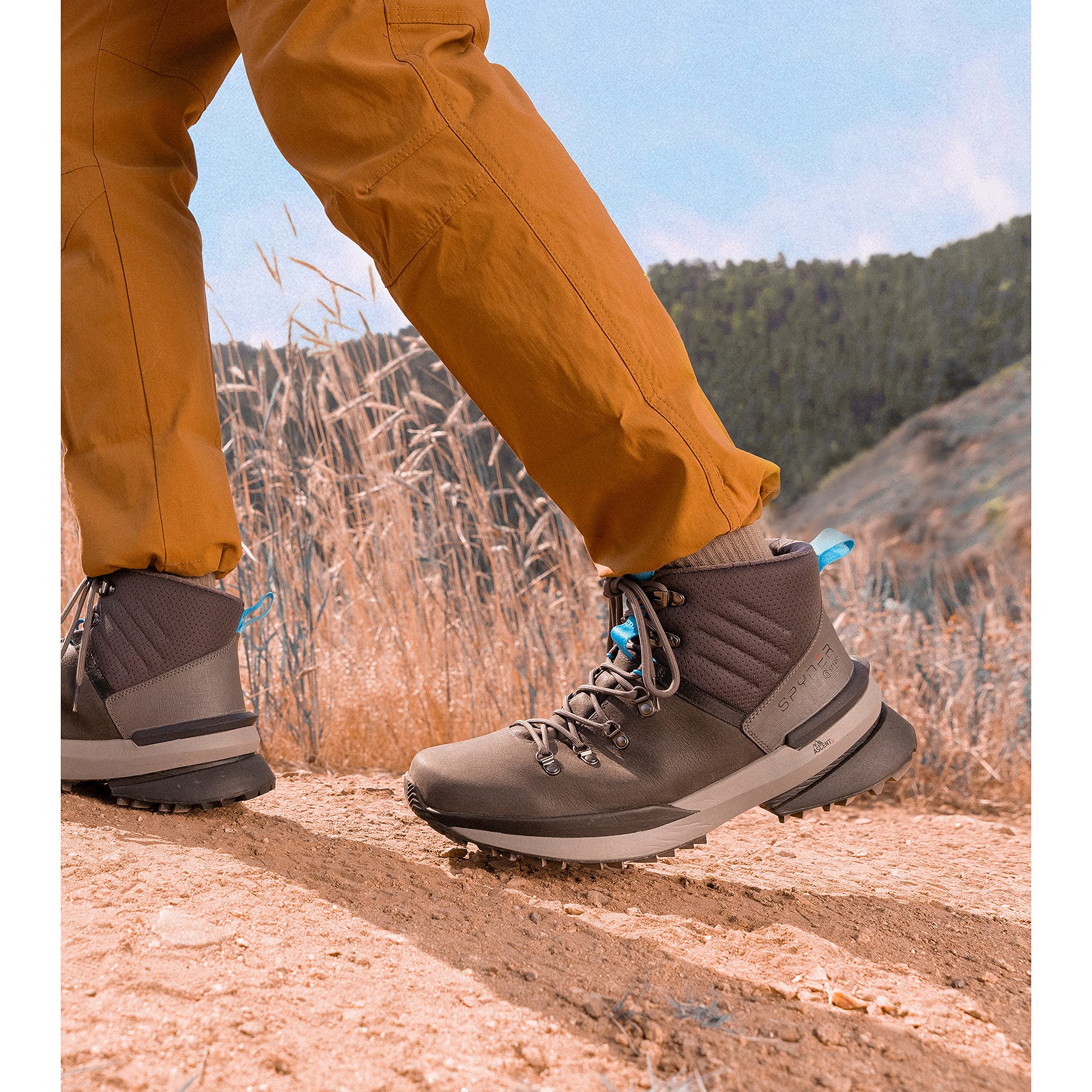Spyder Men's Hiking Boots, Dark Grey, 10