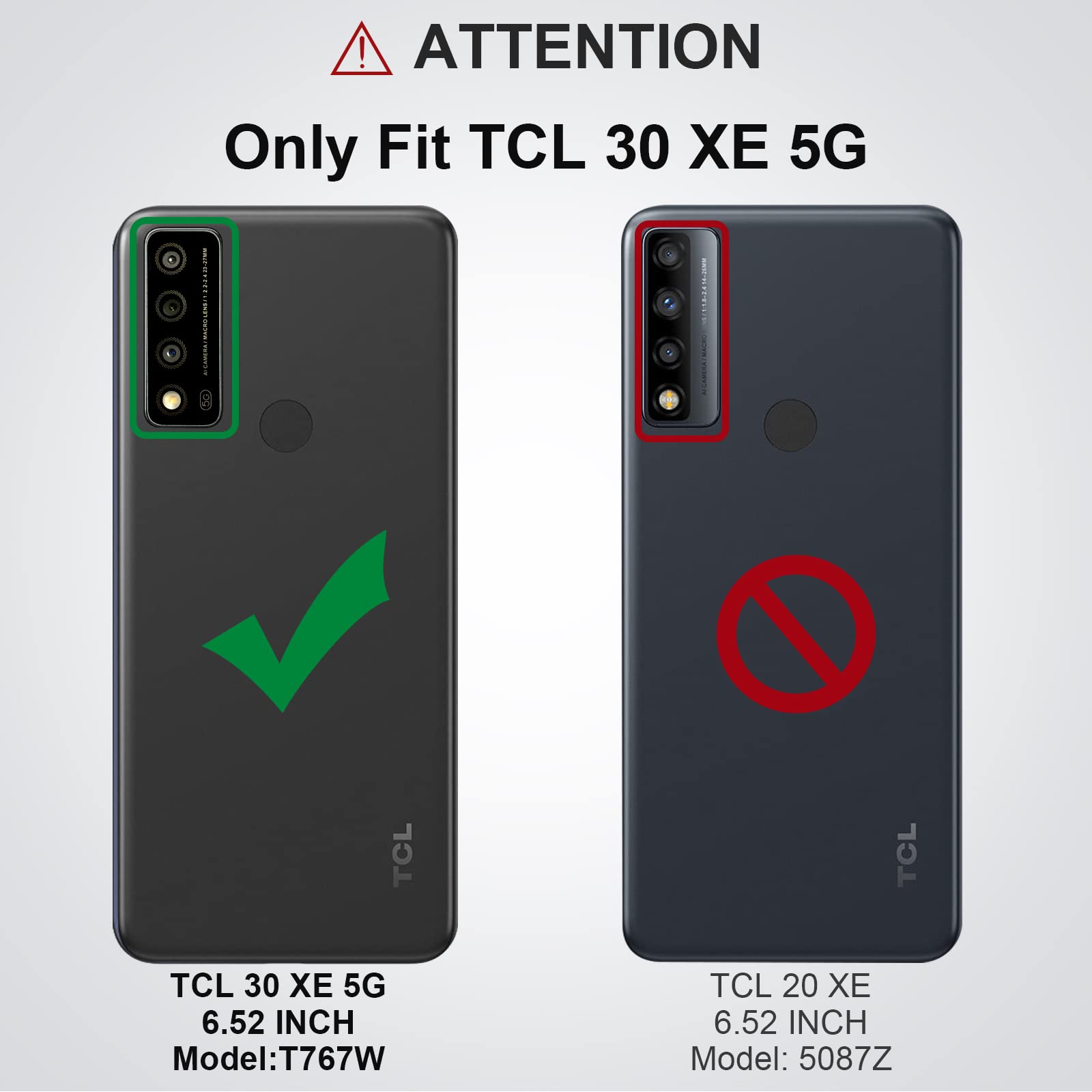 NTZW for TCL 30 XE 5G Case: Drop Protective Military Grade Armor Case Cover | Sturdy Anti-Slip Grip & Shock-Proof Silicone TPU Bumper | Dual-Layer Heavy Duty Protection Phone Case - Blue